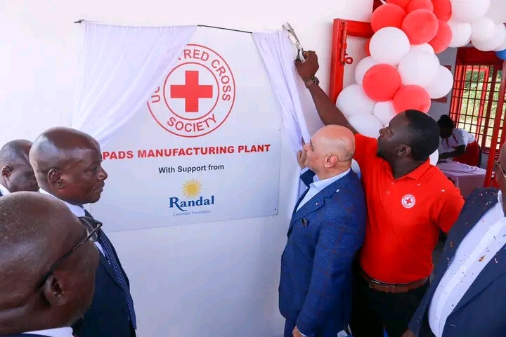 UGANDA RED CROSS SOCIETY, RANDAL CHARITABLE FOUNDATION LAUNCH SANITARY ...