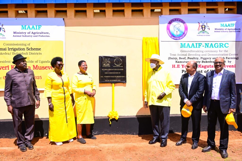 PRESIDENT MUSEVENI URGES FARMERS TO GROW RICE SAFELY AS HE COMMISSIONS ...
